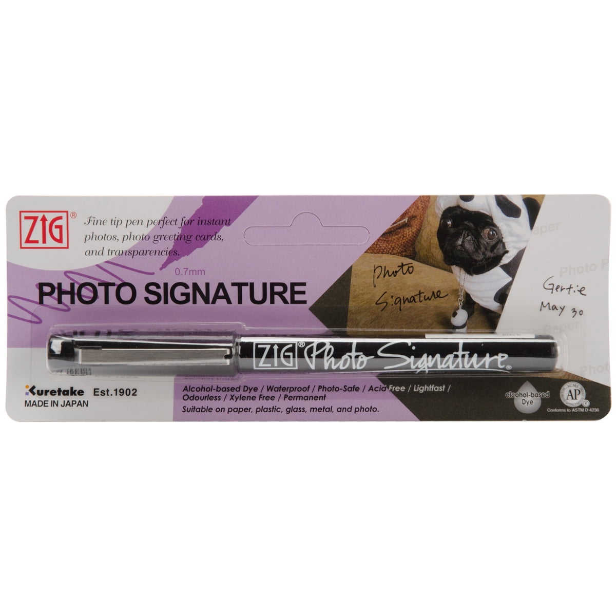 Zig Photo Signature Marker (Packaged) Black - Walmart.com