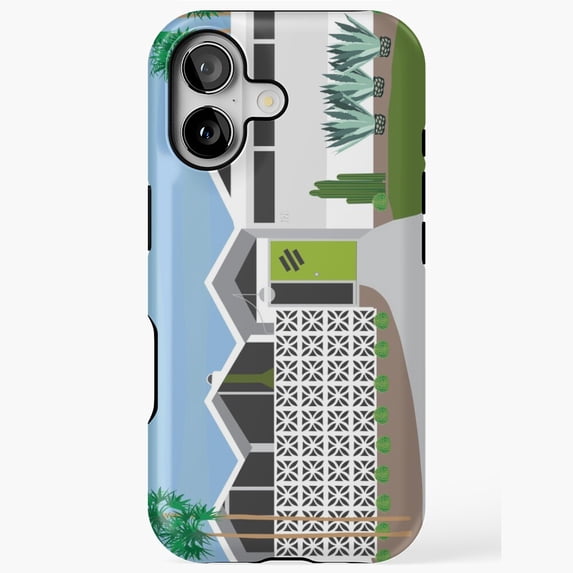 Zig Zag Mid Century Modern Retro Roof Architecture Abstract Design Case ...