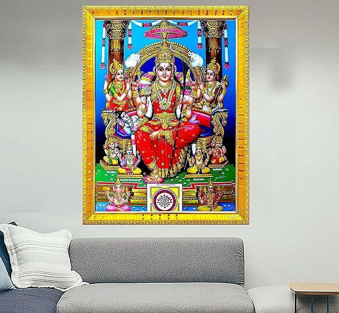 Zig Zag Sri Lalitha Tripura Sundari Devi Big Photo Frame For Wall ...