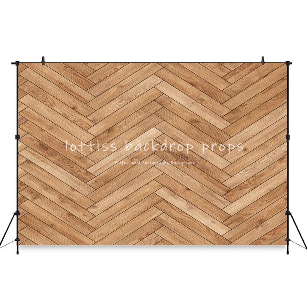 Zig Zag Wooden Board Floor Backdrops White Brown Plank Photography Z ...