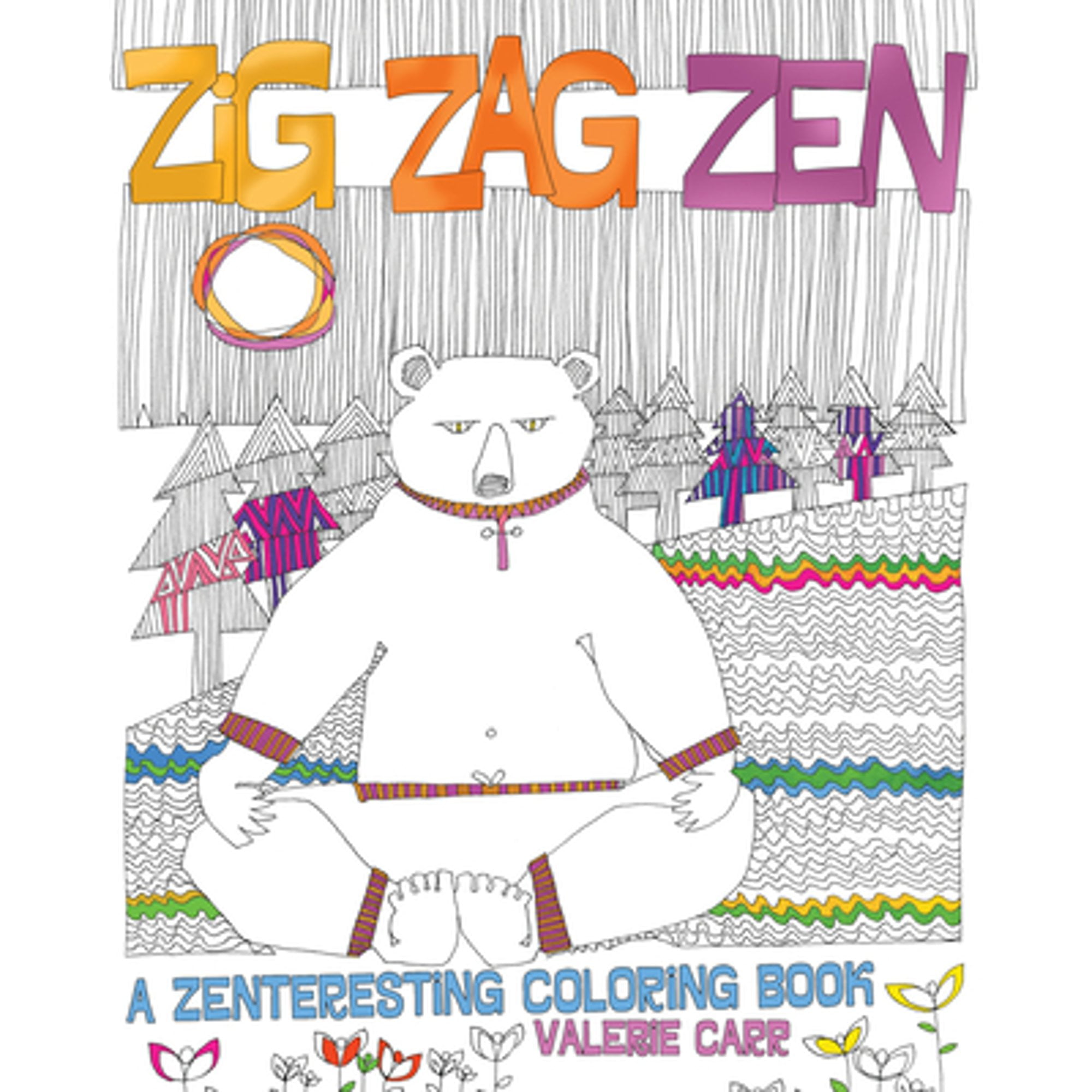 Pre-Owned Zig Zag Zen: A Zenteresting Coloring Book (Paperback ...