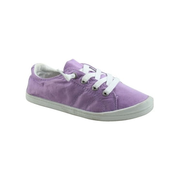 BPC Lace Up Canvas Sneakers Low Top Slip On Comfortable Walking Shoes ...