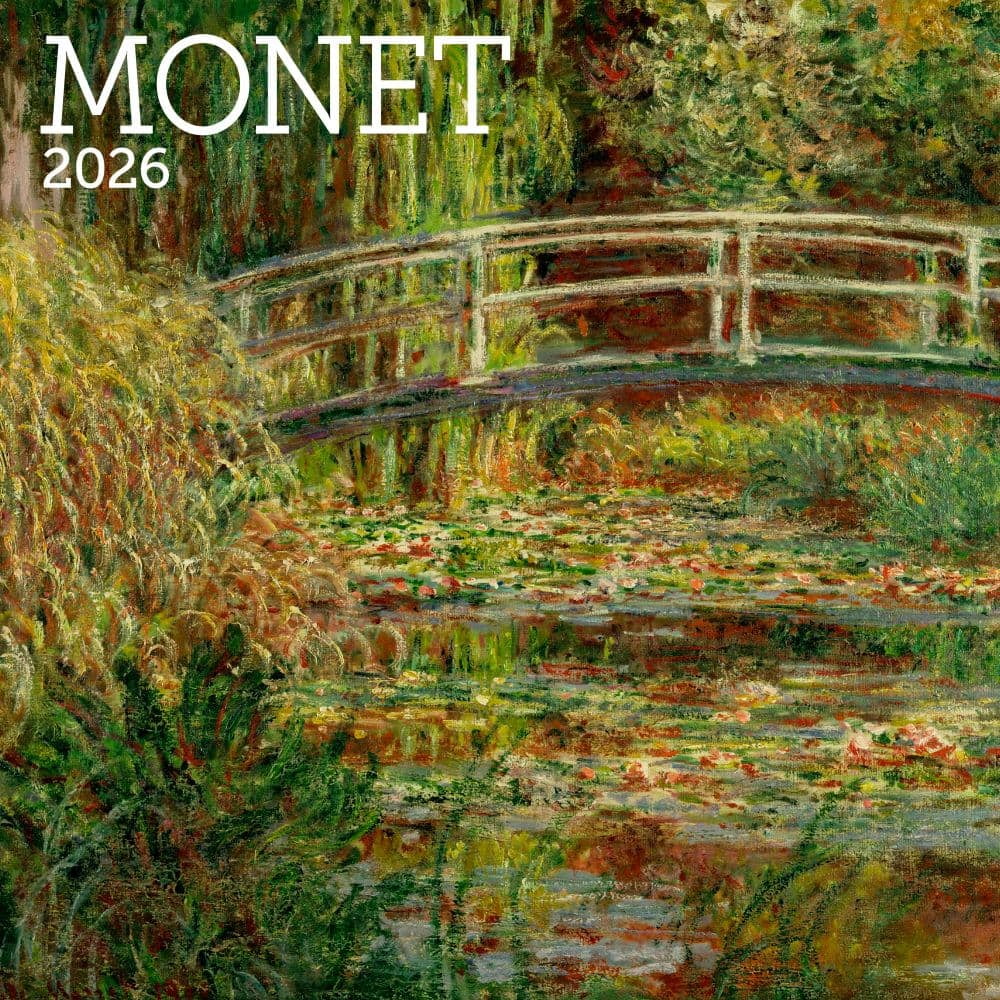 Ziga Media, Monet MFA 2026 Mini Wall Calendar, 7'' X 7'', 16-Month ...