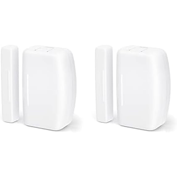Zigbee Contact Sensor 2 Pack,Door and Window Monitor, Home Automation,Works with Home Assistant ...