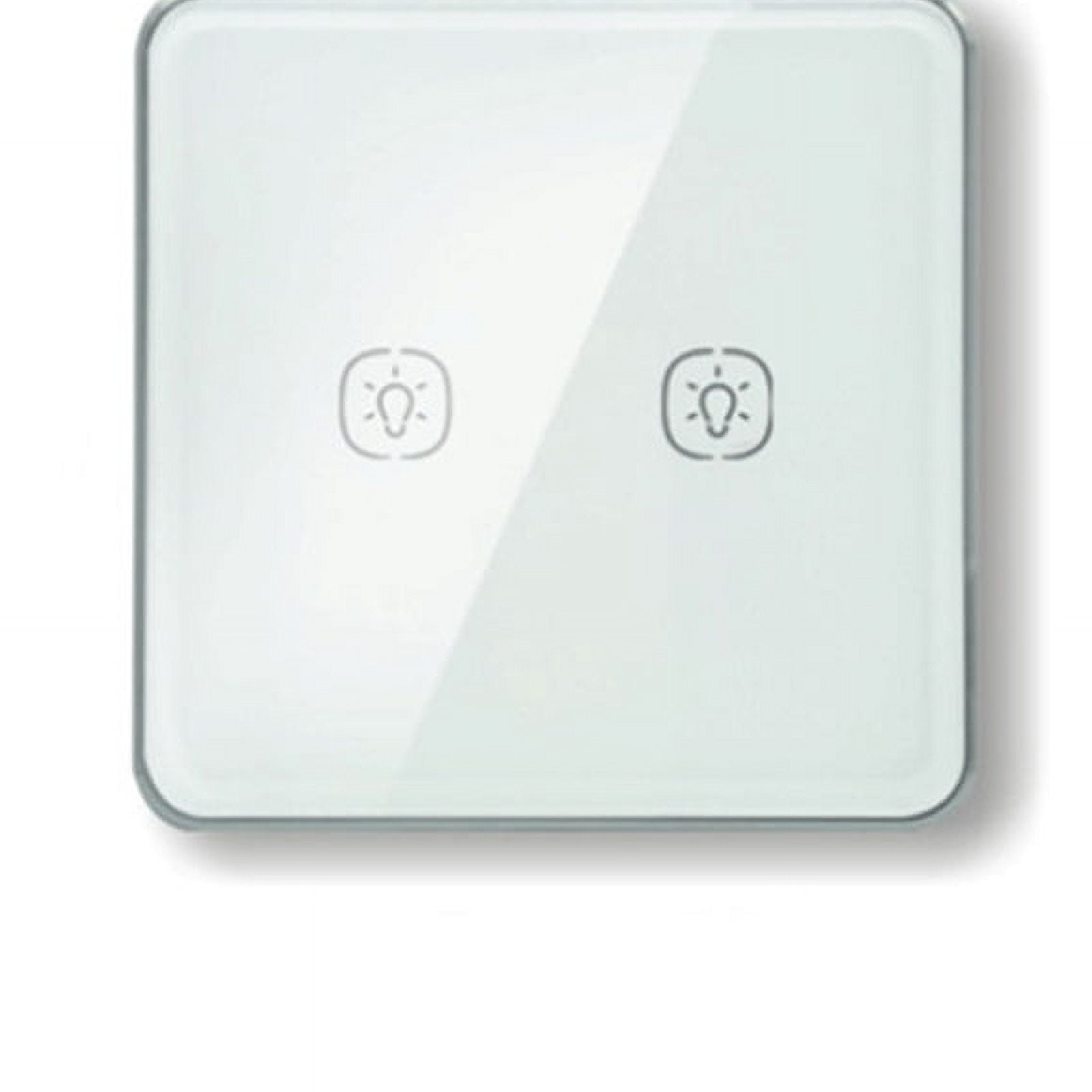 Zigbee Light Switch with Aluminum Frame Glass Touch Work Tuya Home ...