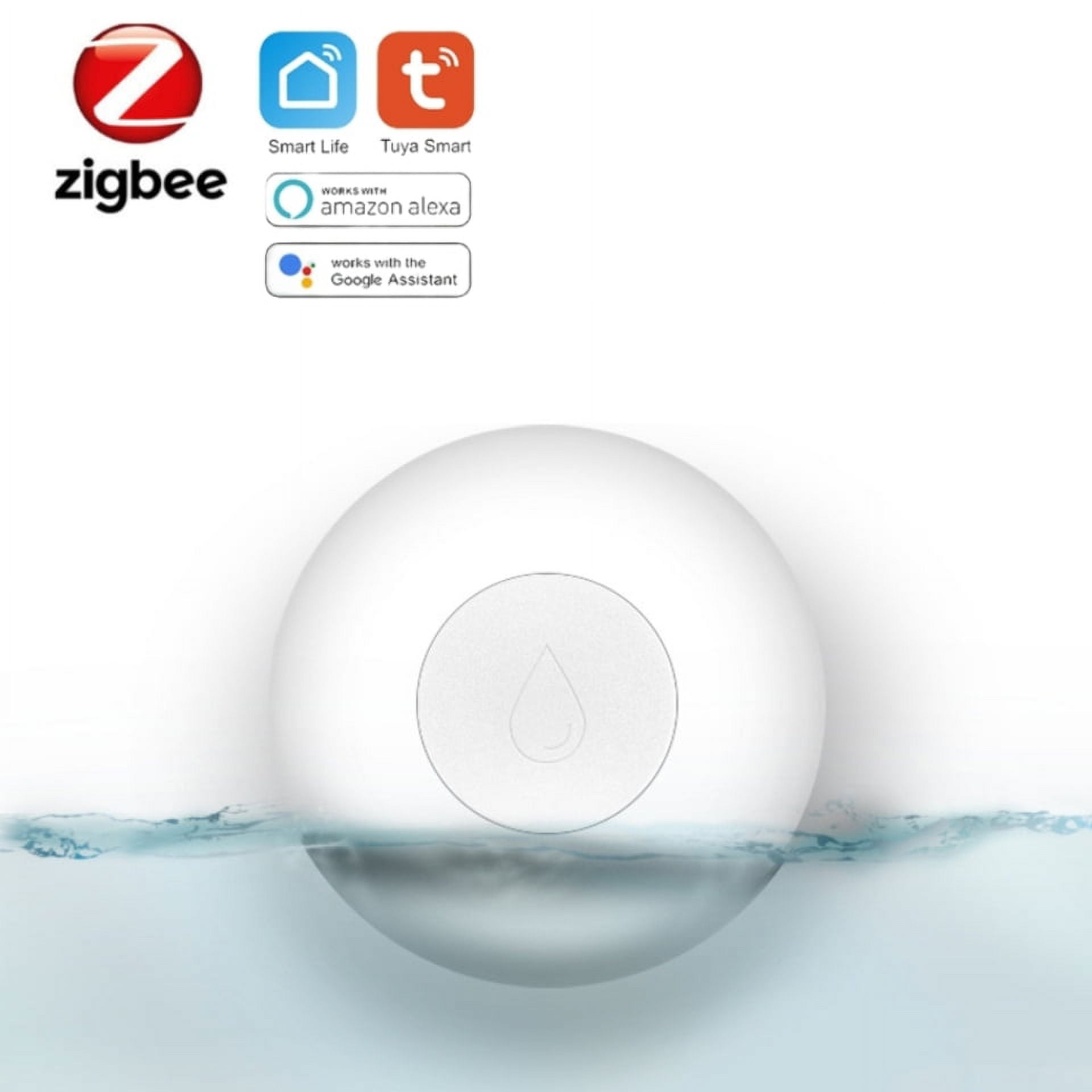 Zigbee Water Leak Detector, Intelligent Wireless Water Alarm, Water ...