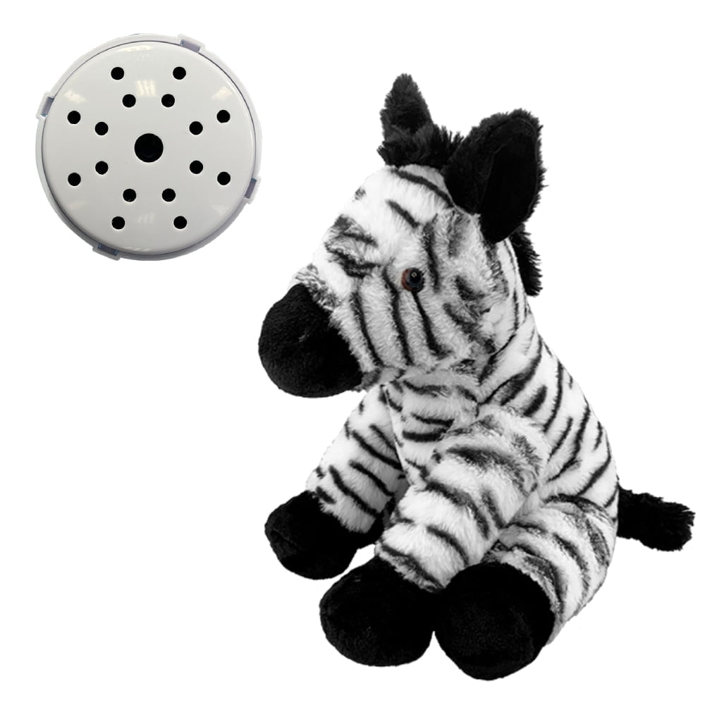 Ziggy the Zebra 16-inch Plush Toy with Recorder – Interactive Stuffed ...