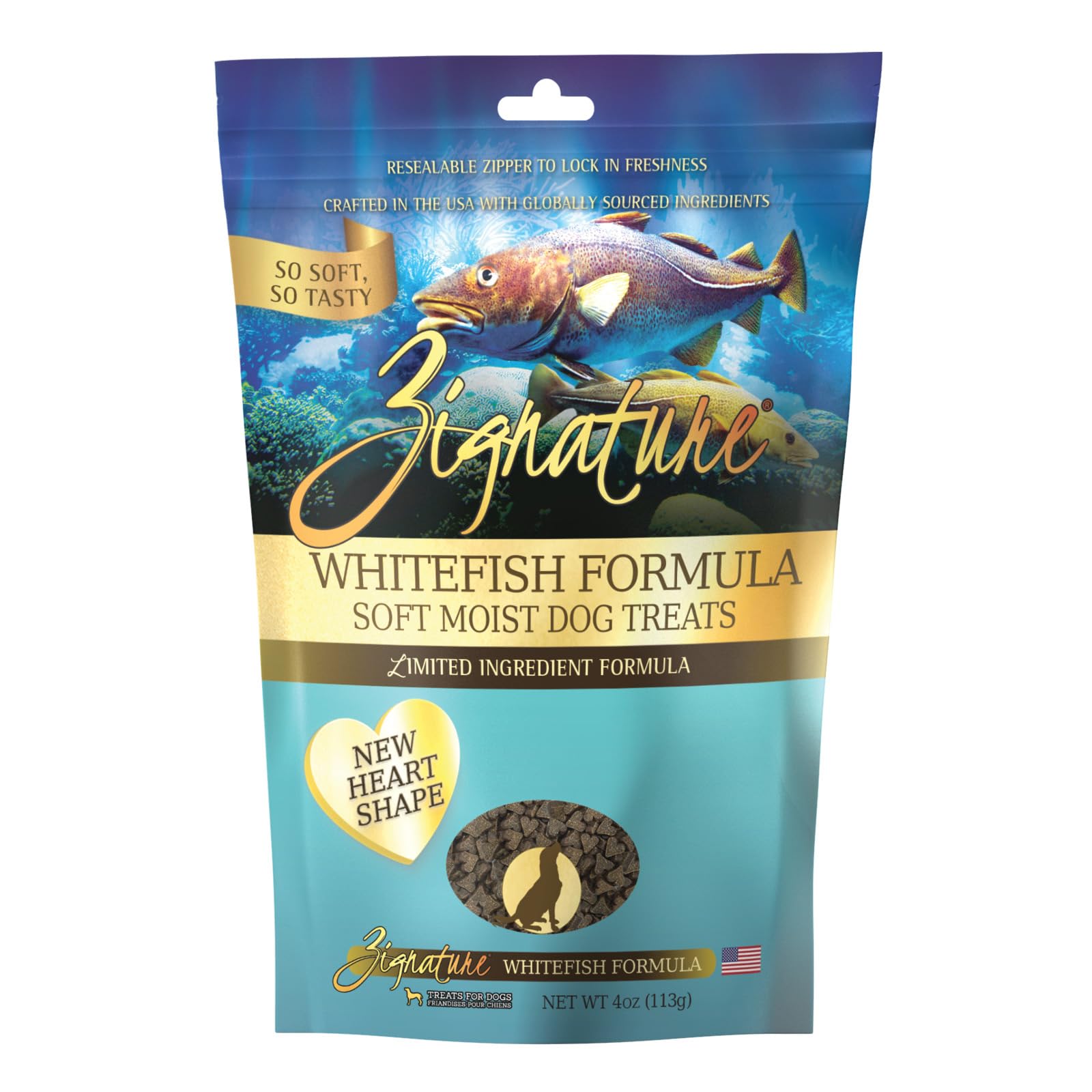 Zignature Whitefish Soft Moist TMA2 Treats for Dogs - Walmart.com