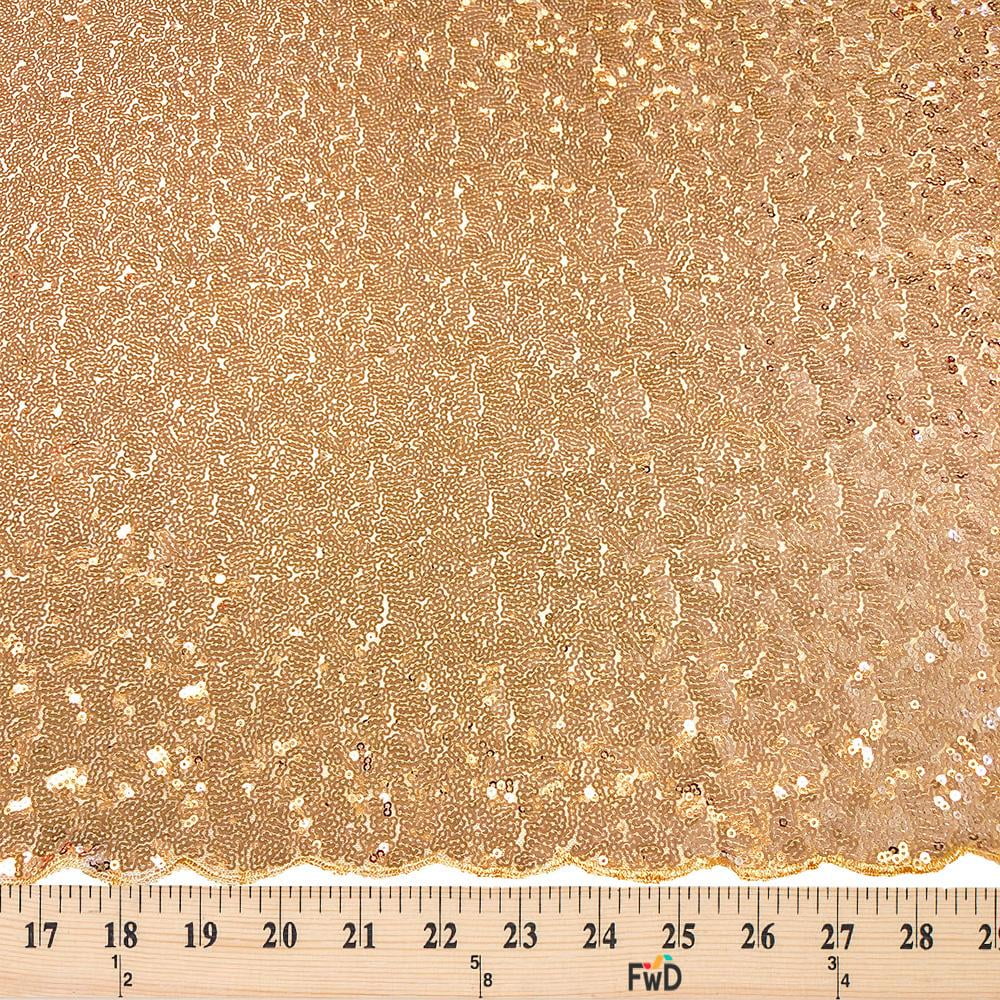 Zigzag Micro Sequins Starlight Fabric on Stretch Mesh Fabric 50" Wide ...