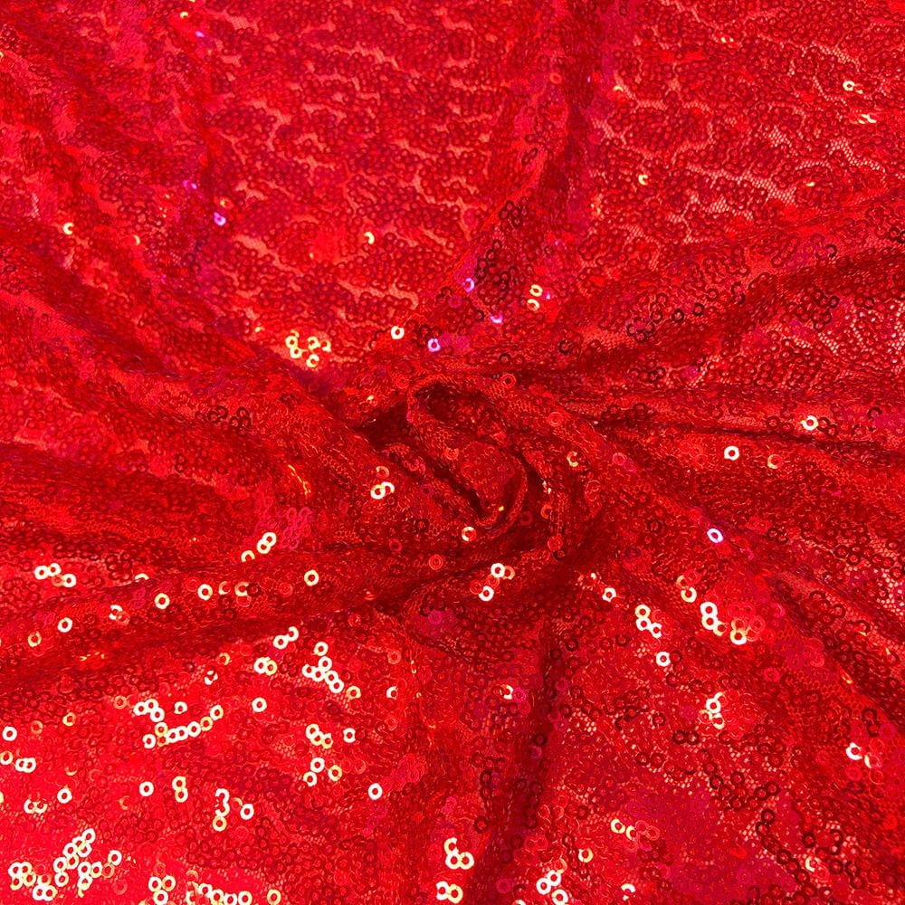 Zigzag Micro Sequins Starlight Fabric on Stretch Mesh Fabric 50" Wide ...
