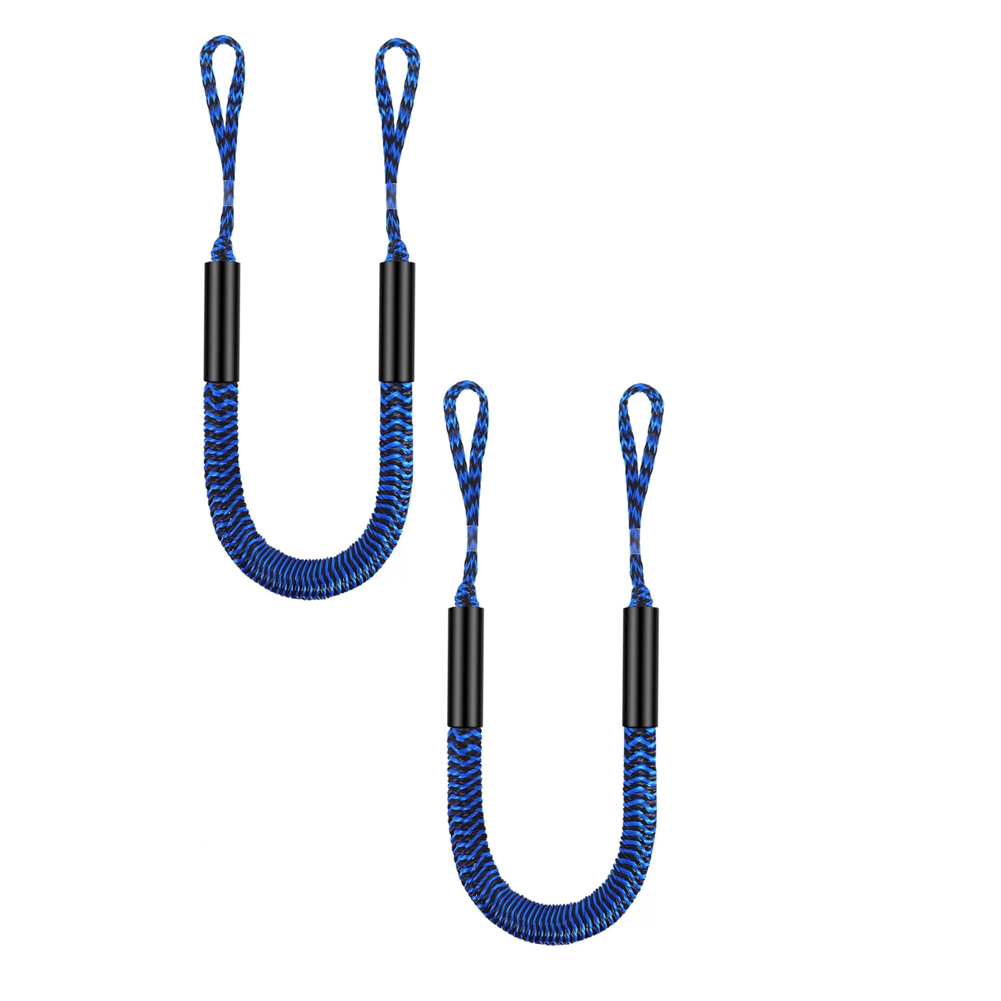 Zihao Bungee Dock Lines - Boat Accessories - 4 Feet Bungee Shock Cords ...