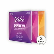 Ziko Electric Guitar Strings 09-42 2 Pack Set Hex High-Carbon Steel and ...