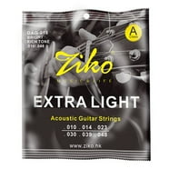Ziko Electric Guitar Strings 09-42 2 Pack Set Hex High-Carbon Steel and ...