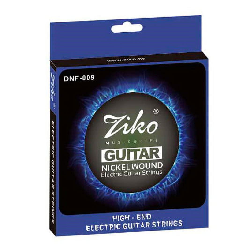 Ziko DNF-009 Nickel High-end electric guitar strings 09-42 10 Pack Set ...