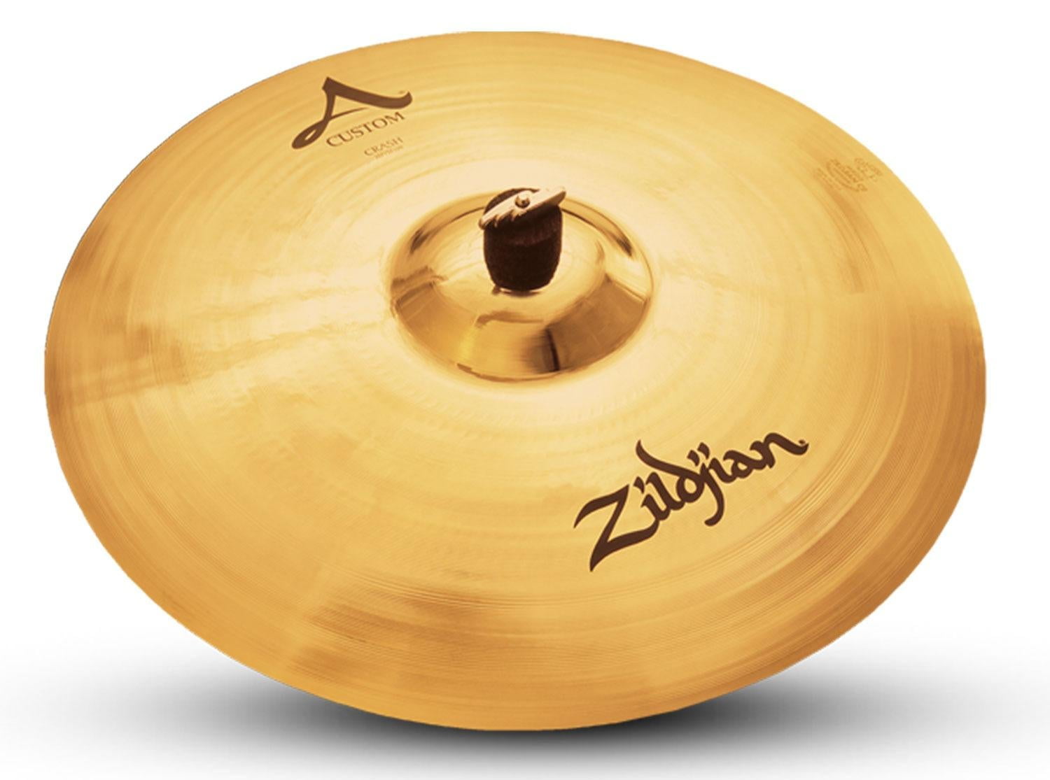 Zildjian 20588 20" Custom Crash Cast Bronze Cymbal With Low To Mid ...