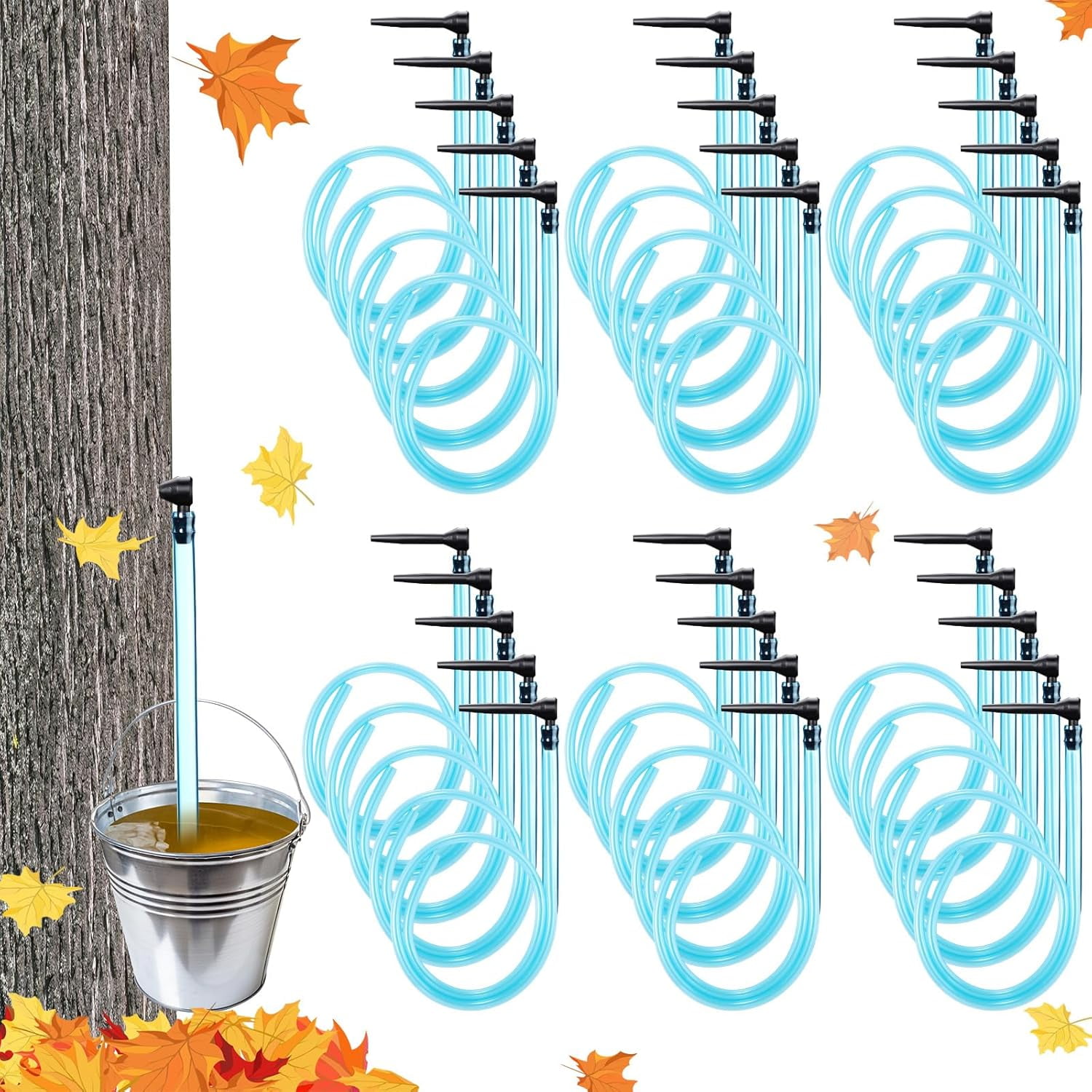 Ziliny 30 Sets Maple Syrup Tapping and Sugaring Starter Kit, Maple Syrup Tree Tapping Kit ...