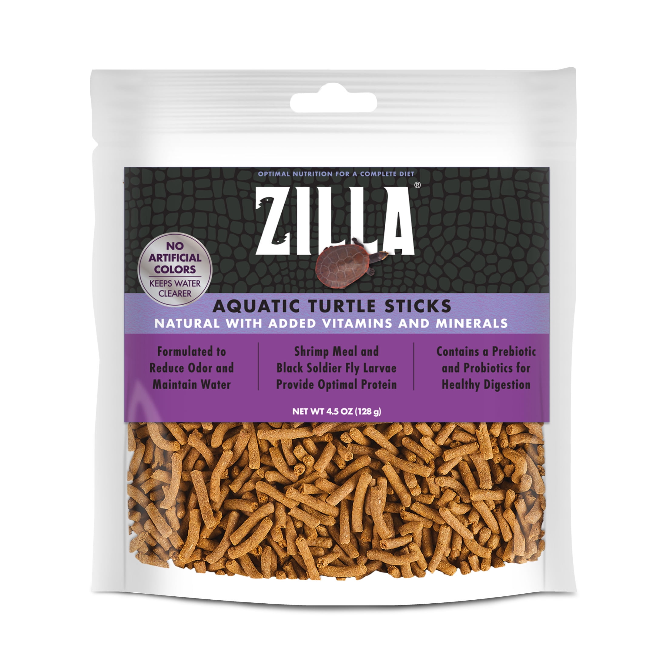 Zilla Aquatic Turtle Food Sticks, 4.5 Ounces - Walmart.com