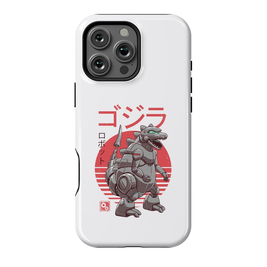 Zilla Bot Robot Monster Themed Tough Case for iPhone 11 to 17 Series ...