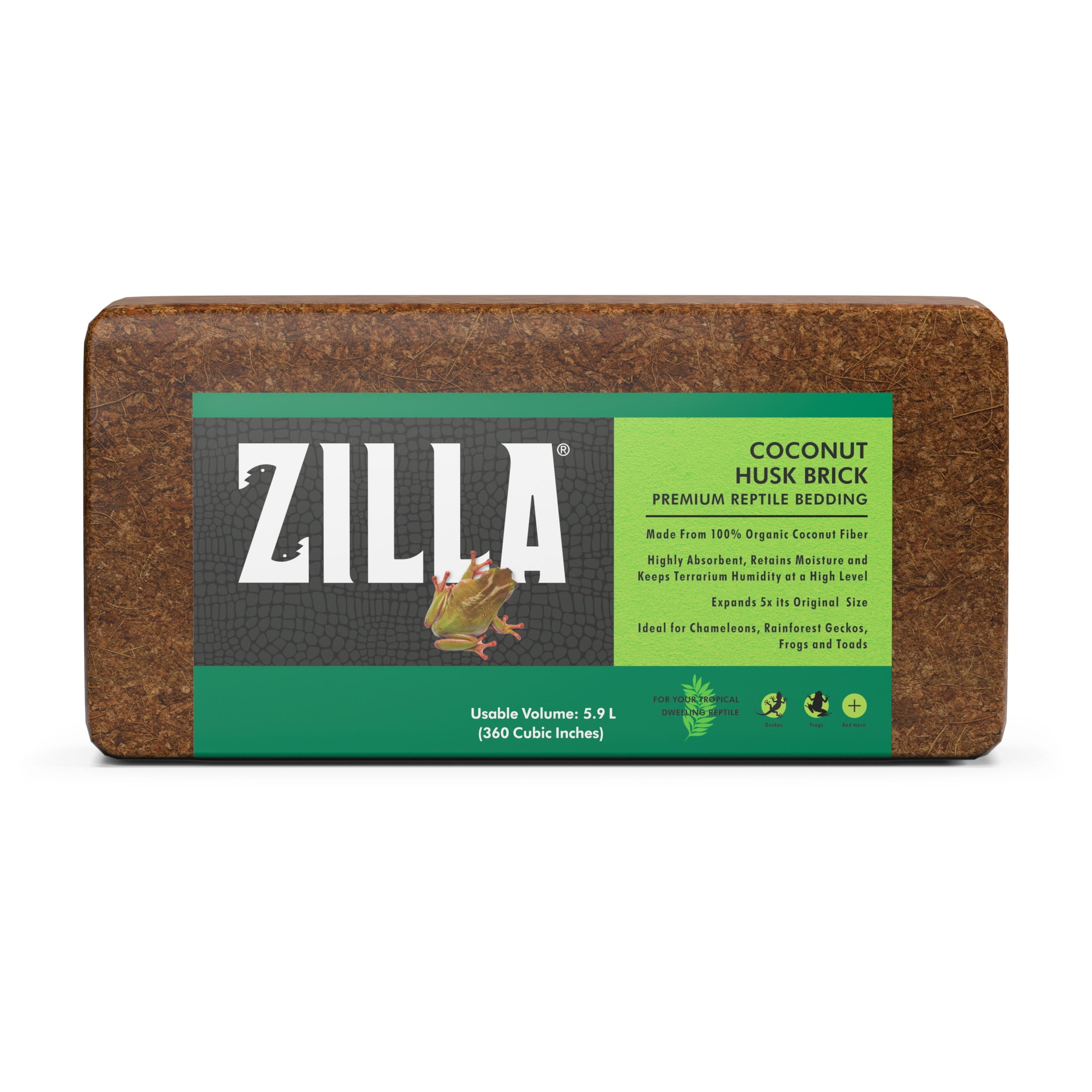 Zilla Reptile Substrate Fiber, Coco Coir Bedding Pet, Coconut Husk ...
