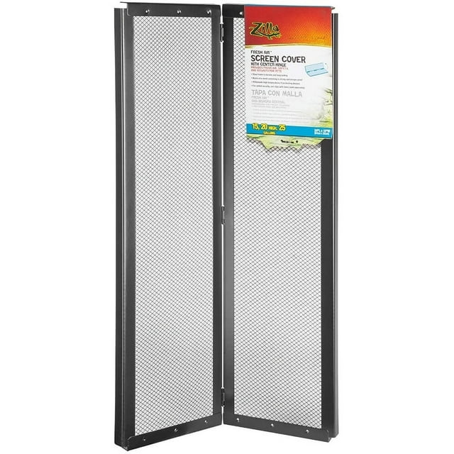 Zilla Fresh Air Screen Cover with Center Hinge 24 x 12 Inch 1 count ...