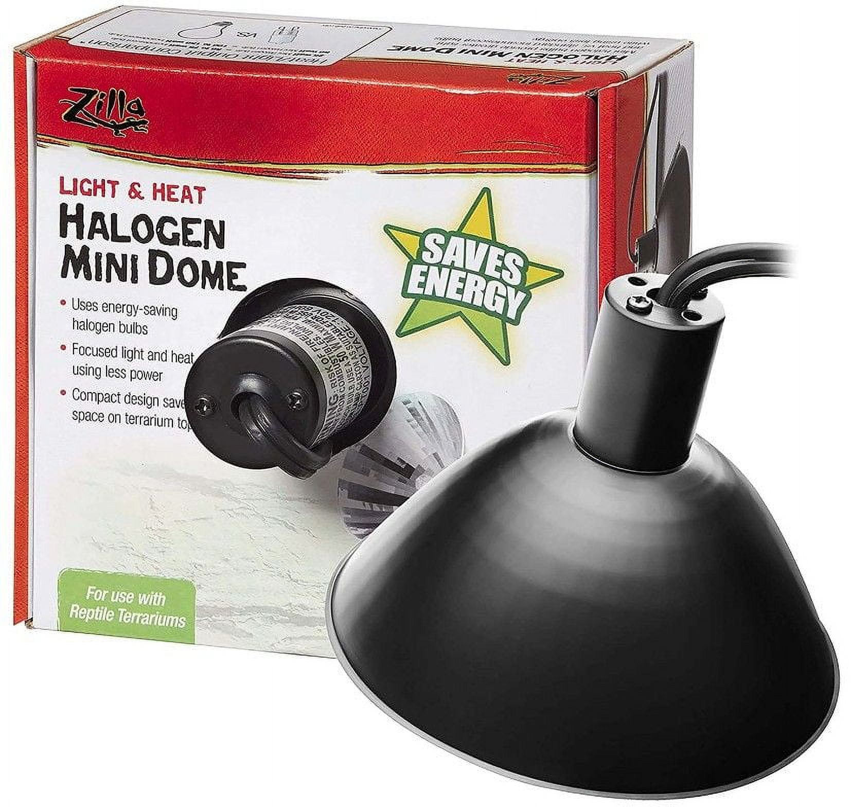 Zilla Mini Halogen Dome Fixture [Reptile, Reflectors & Domes] 4.75 ...