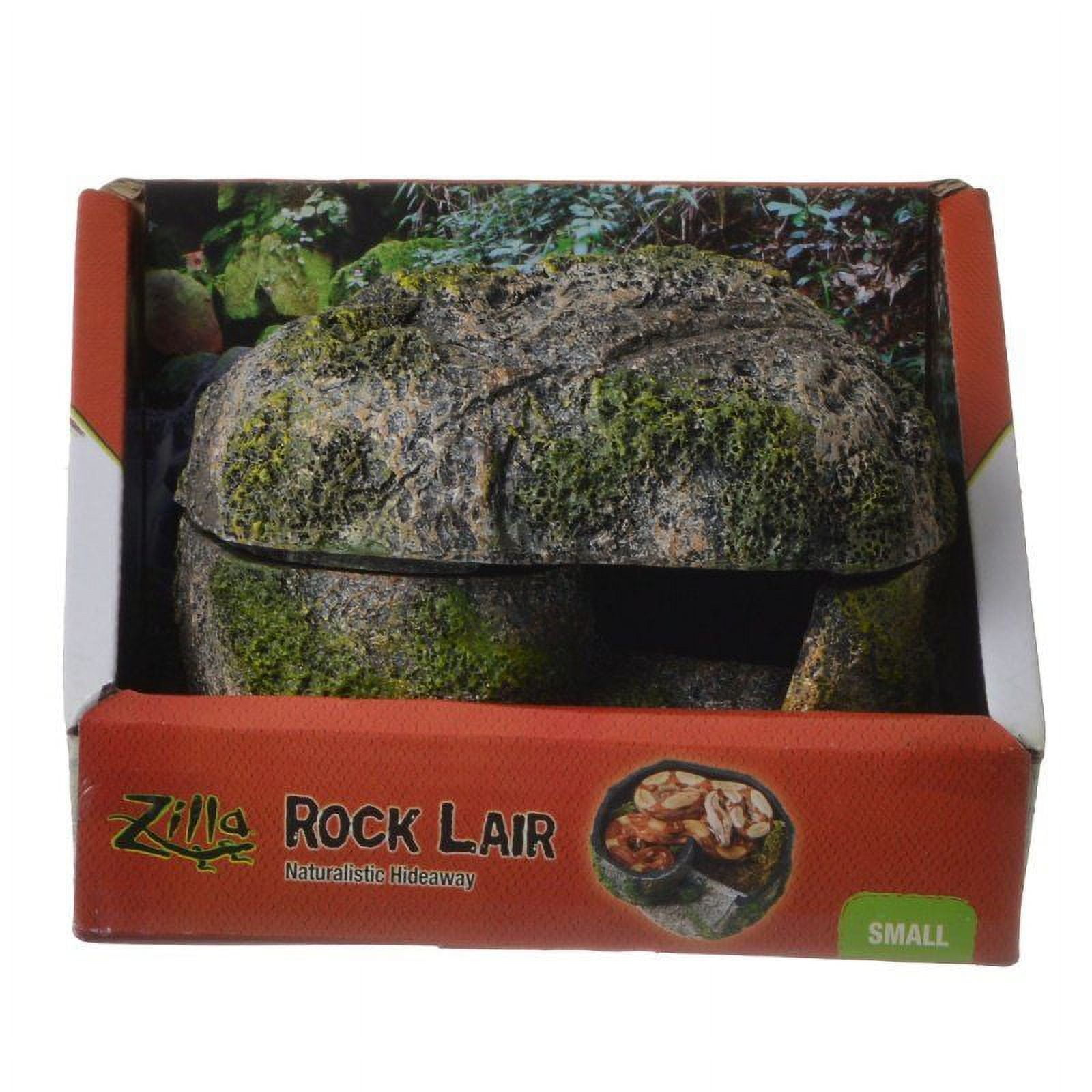 Zilla Rock Lair for Reptiles [Reptile, Hiding Places] Small - (5"L x 5.5"W x 4"H) - Walmart.com