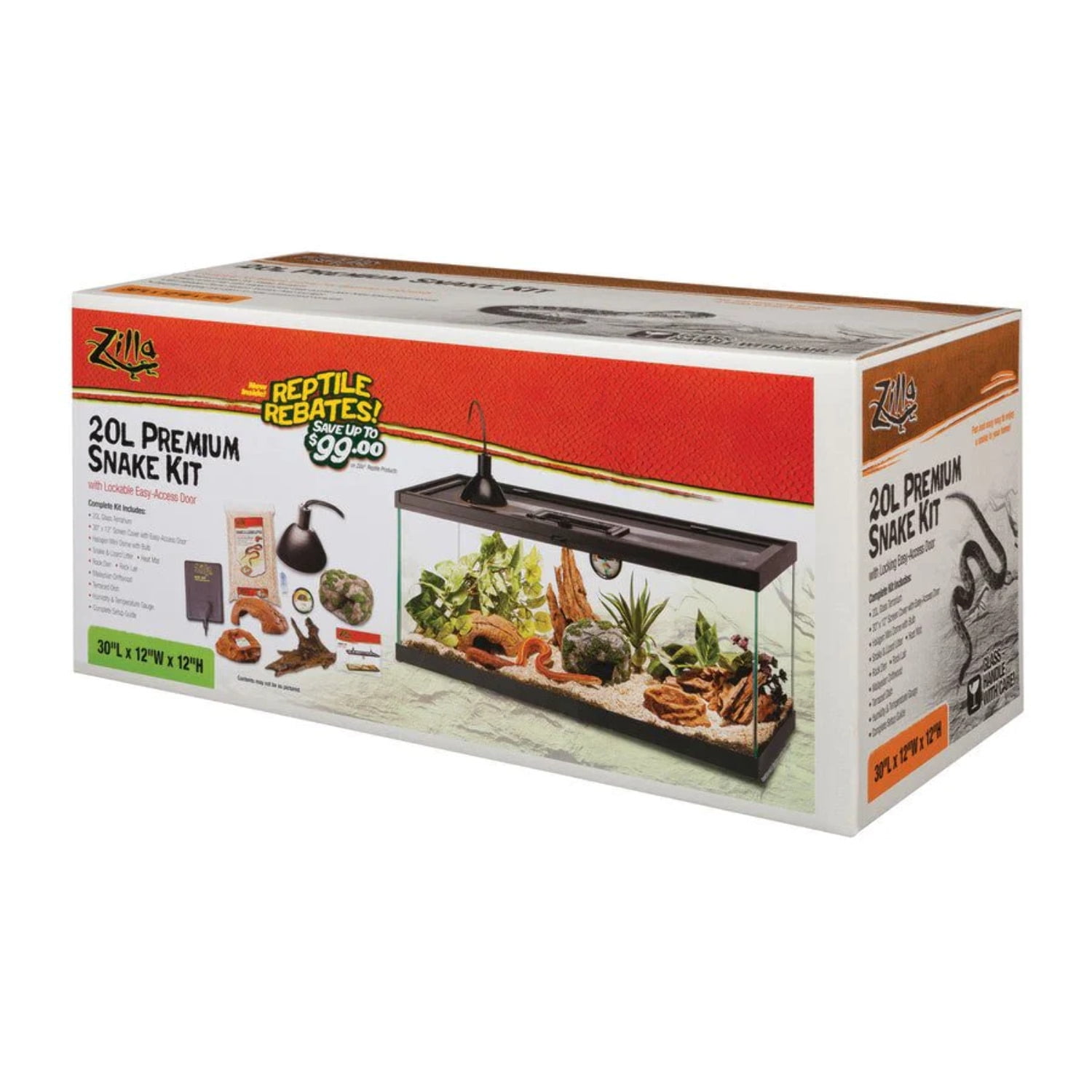 Zilla Snake Premium Terrarium Kit - Walmart.com