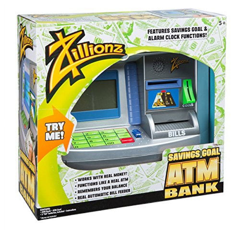 Zillionz Electronic Deluxe ATM Machine Savings Bank, Piggy Bank ...