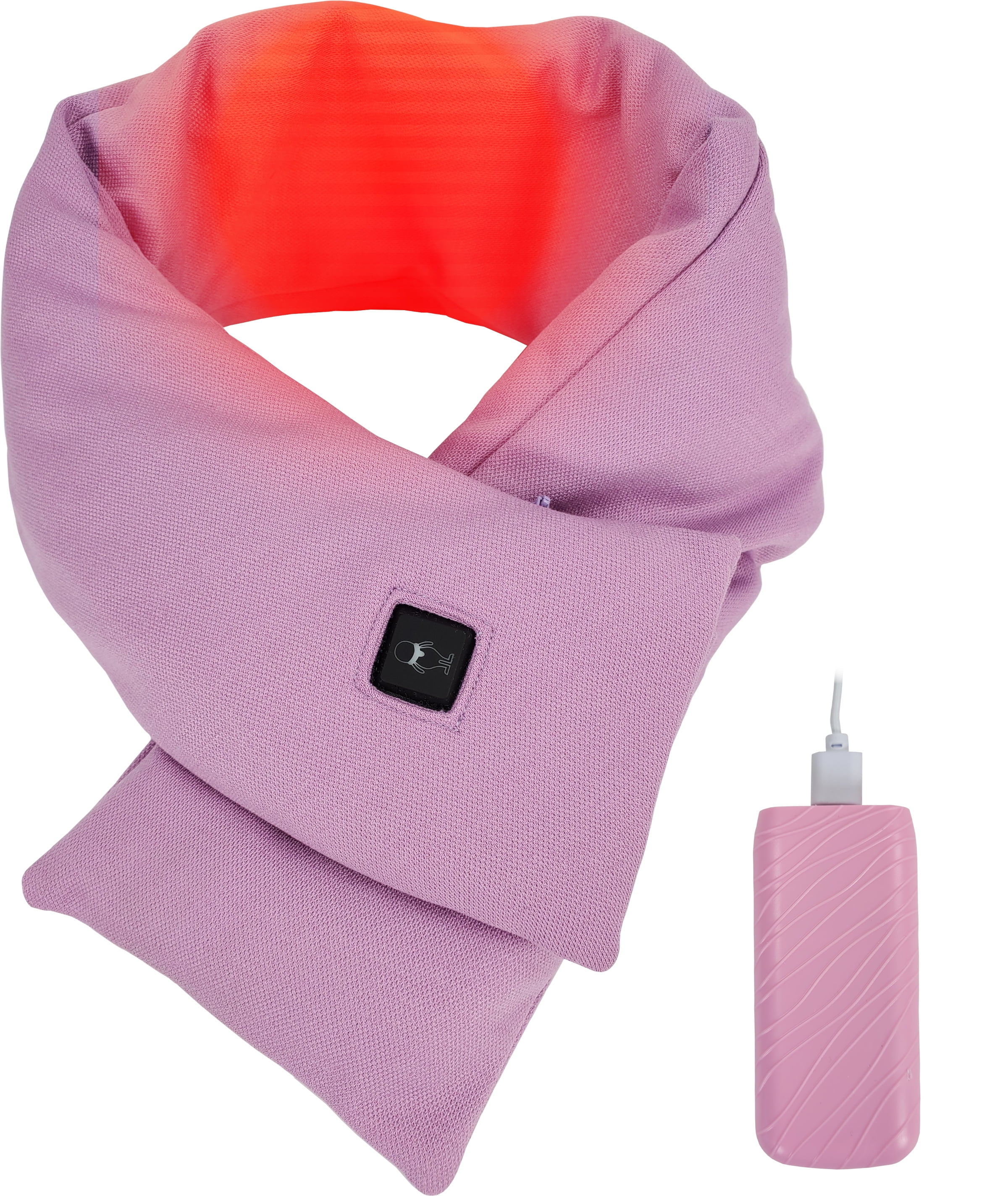 Zillywood heated scarf for winter. Electric heated neck scarf for women ...