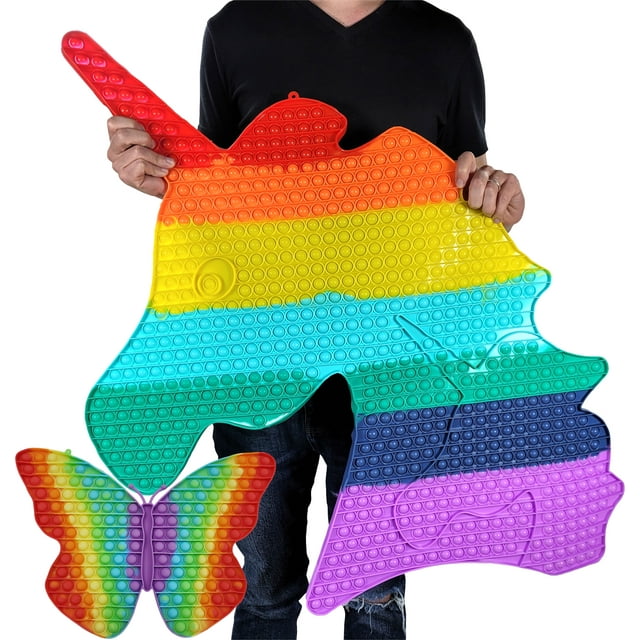 Zillywood jumbo unicorn pop it. Big pop it fidget toys, popit pop toy ...