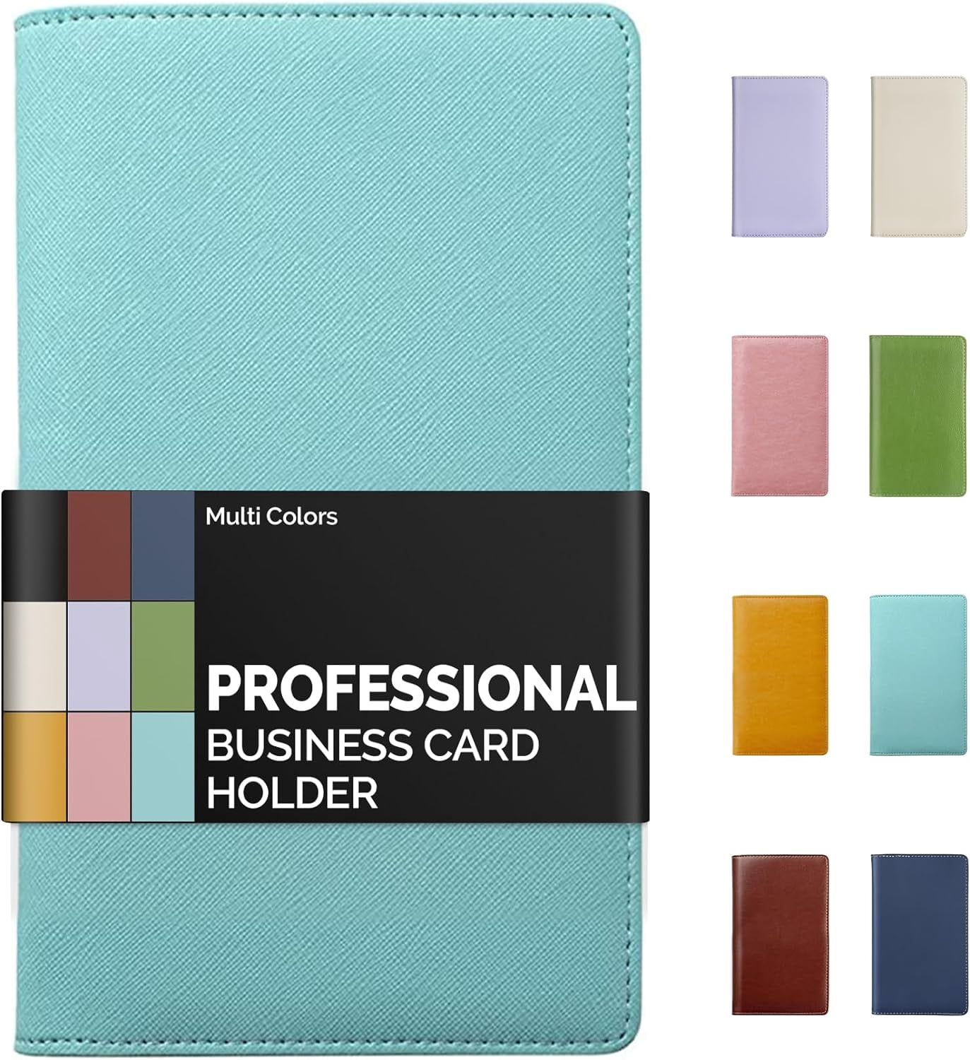 Ziloes Leather Professional Business Card Book Holder Organizer, 240 ...