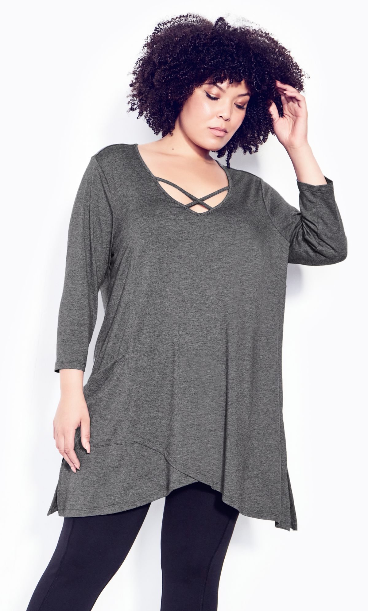 Zim & Zoe Women's Plus Size Eden Pocket Tunic Top - Walmart.com