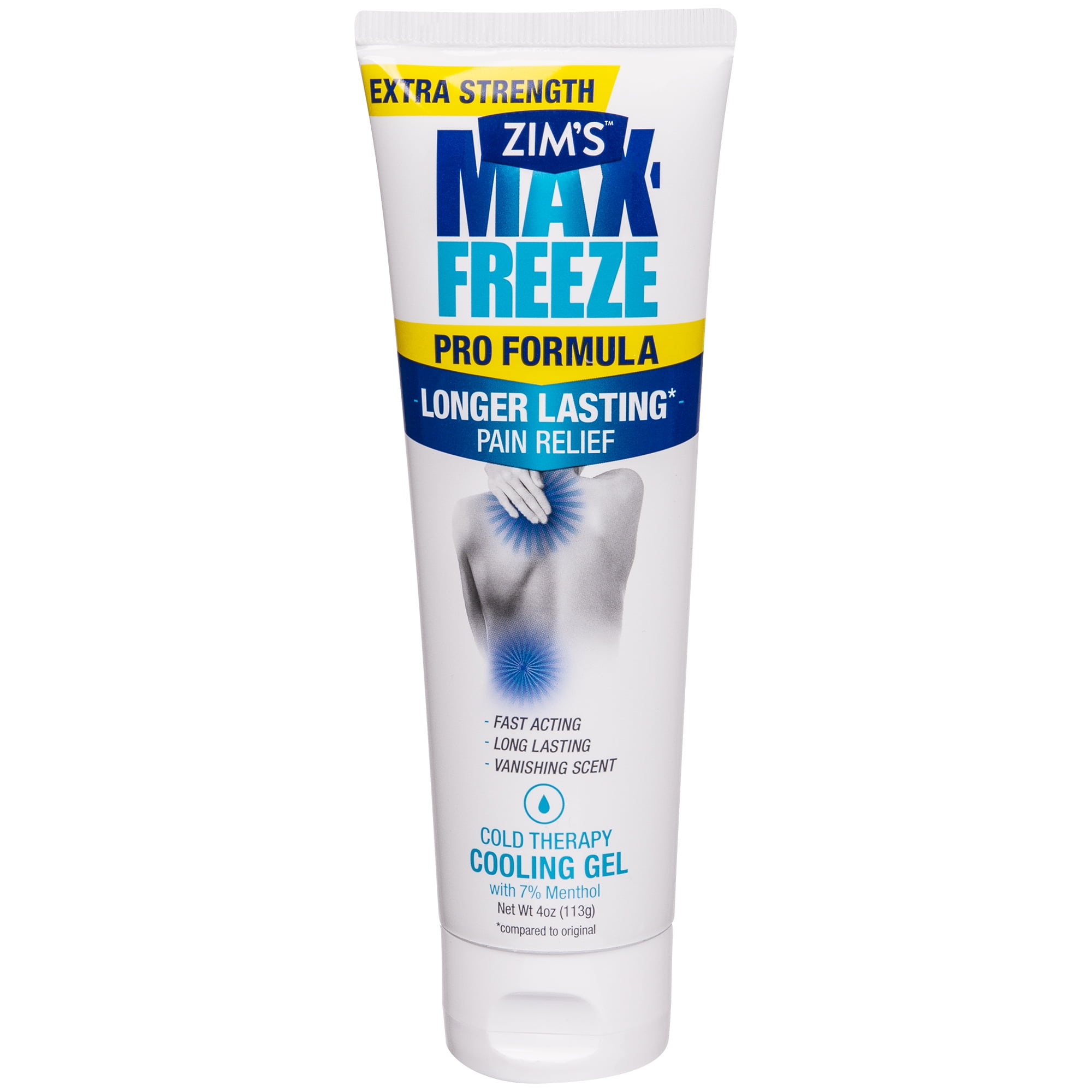 Zim's Max-Freeze™ PRO Extra Strength Pain Relief Cooling Gel, 4 oz HSA ...