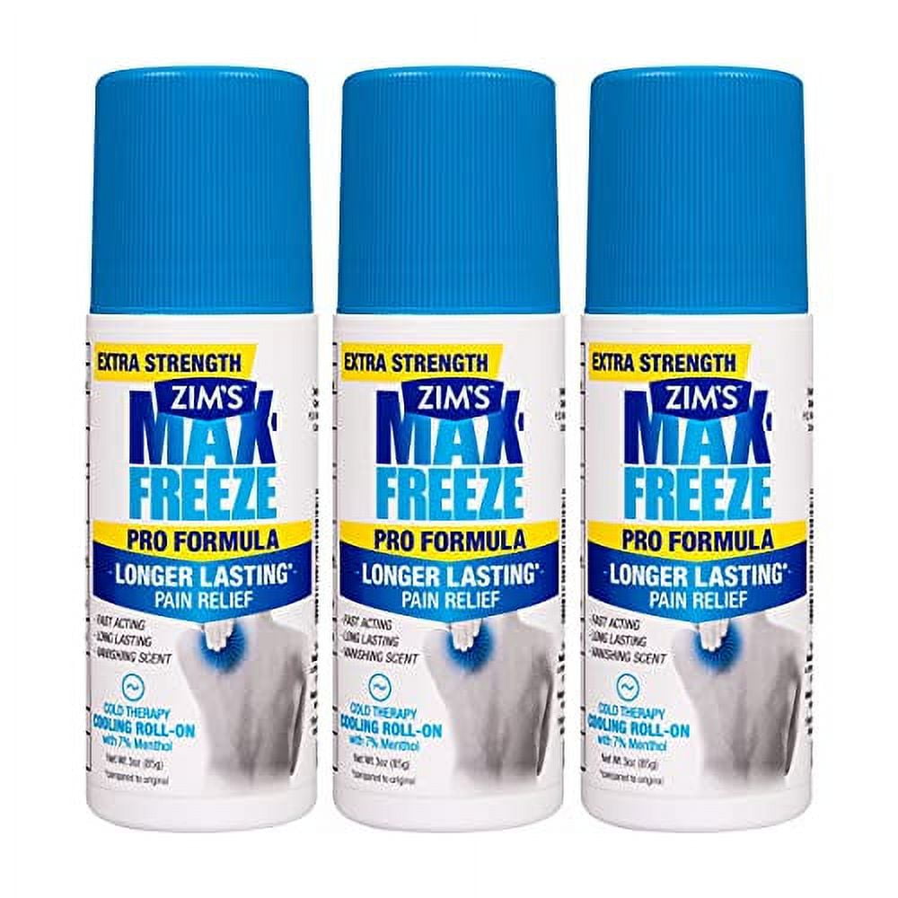 Zim's Max-Freeze Pro Formula Roll-on, 3Count - Walmart.com