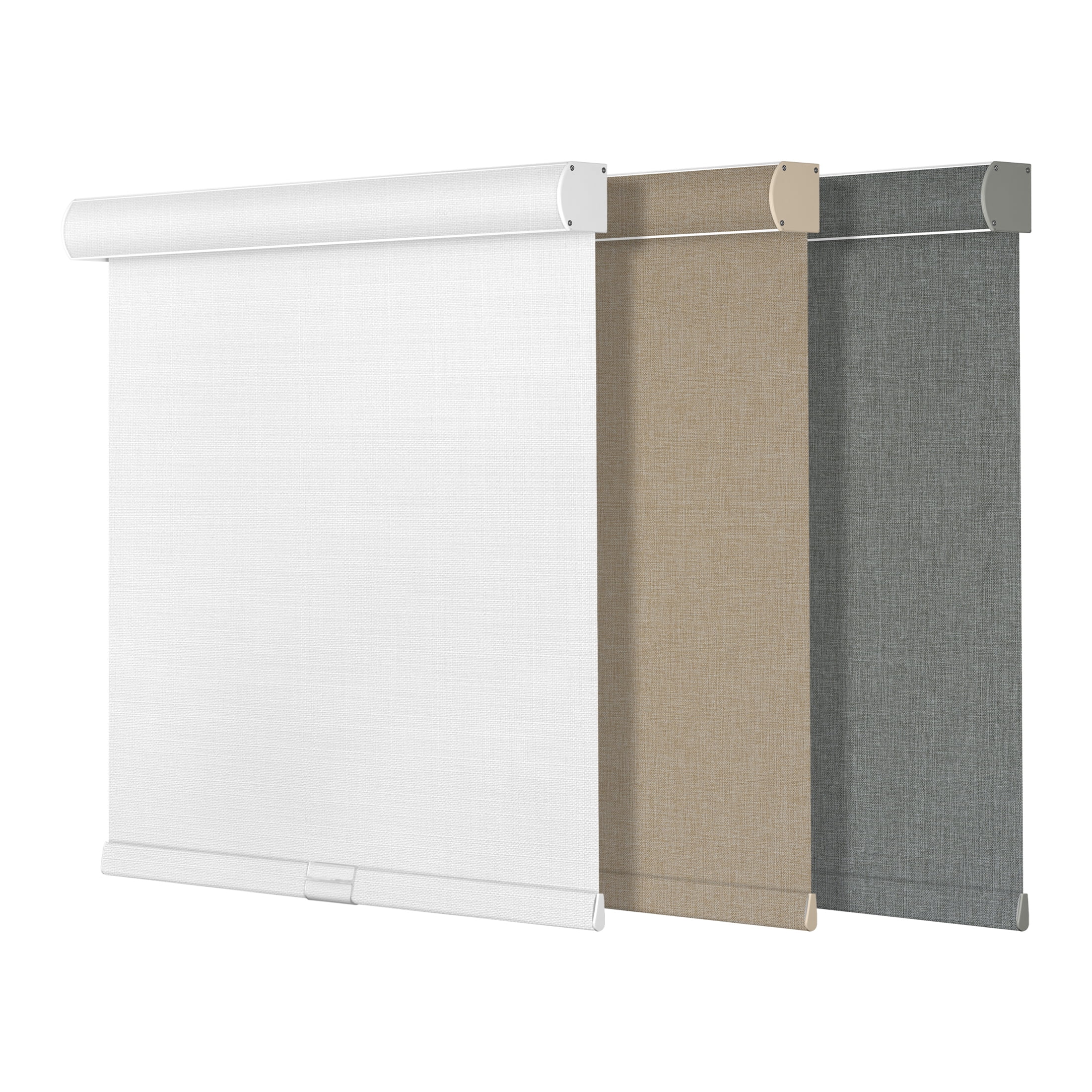 ZimJAHO Blackout Roller Shades for Windows,Cordless,Linen Fabric,Roller ...