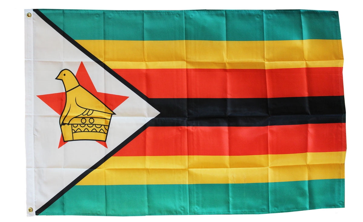 Zimbabwe - 3'X5' Polyester Flag - Walmart.com
