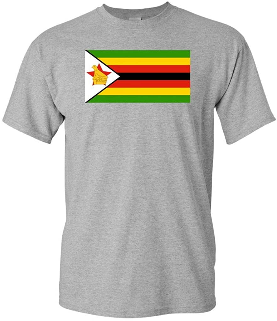 Zimbabwe Country Flag Adult DT T-Shirt Tee - Walmart.com