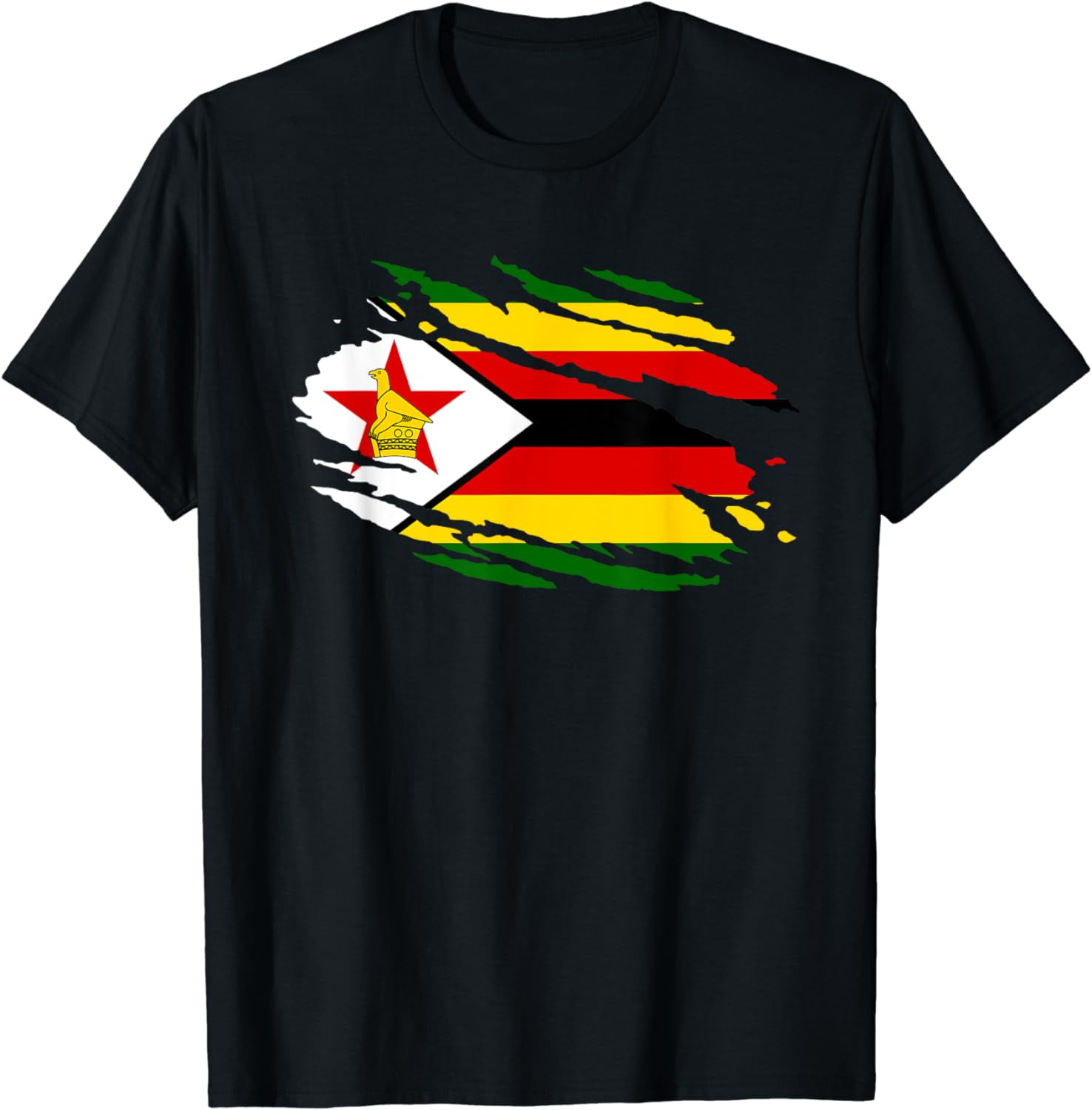 Zimbabwe In My DNA Zimbabwe Flag Proud Zimbabwean Men Women T-Shirt ...