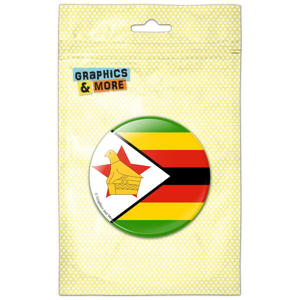 Zimbabwe National Country Flag Refrigerator Button Magnet - Walmart.com