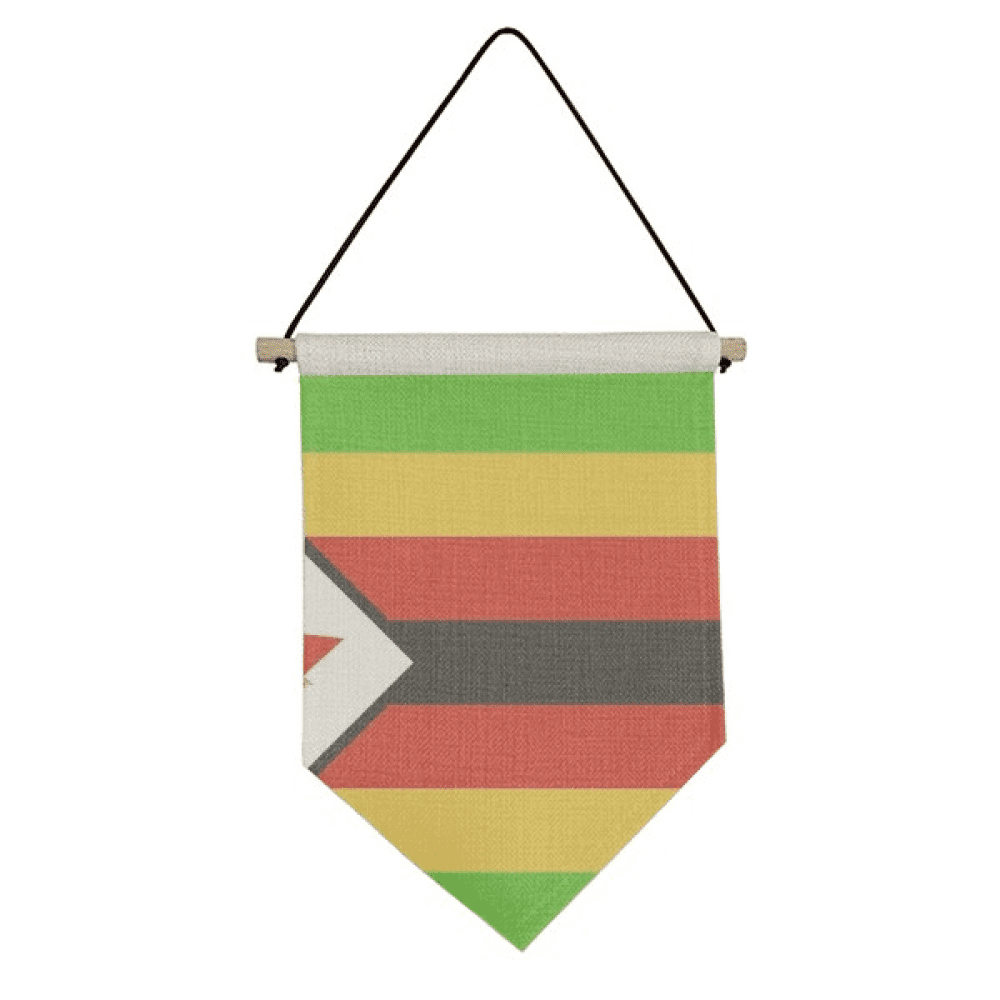 Zimbabwe National Flag Africa Country Canvas Flag Hanging Wall Art ...