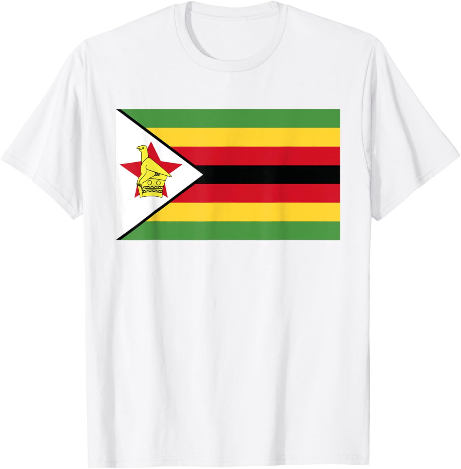 Zimbabwe World Country Flags & Coat of Arms, Geography Lover T-Shirt ...