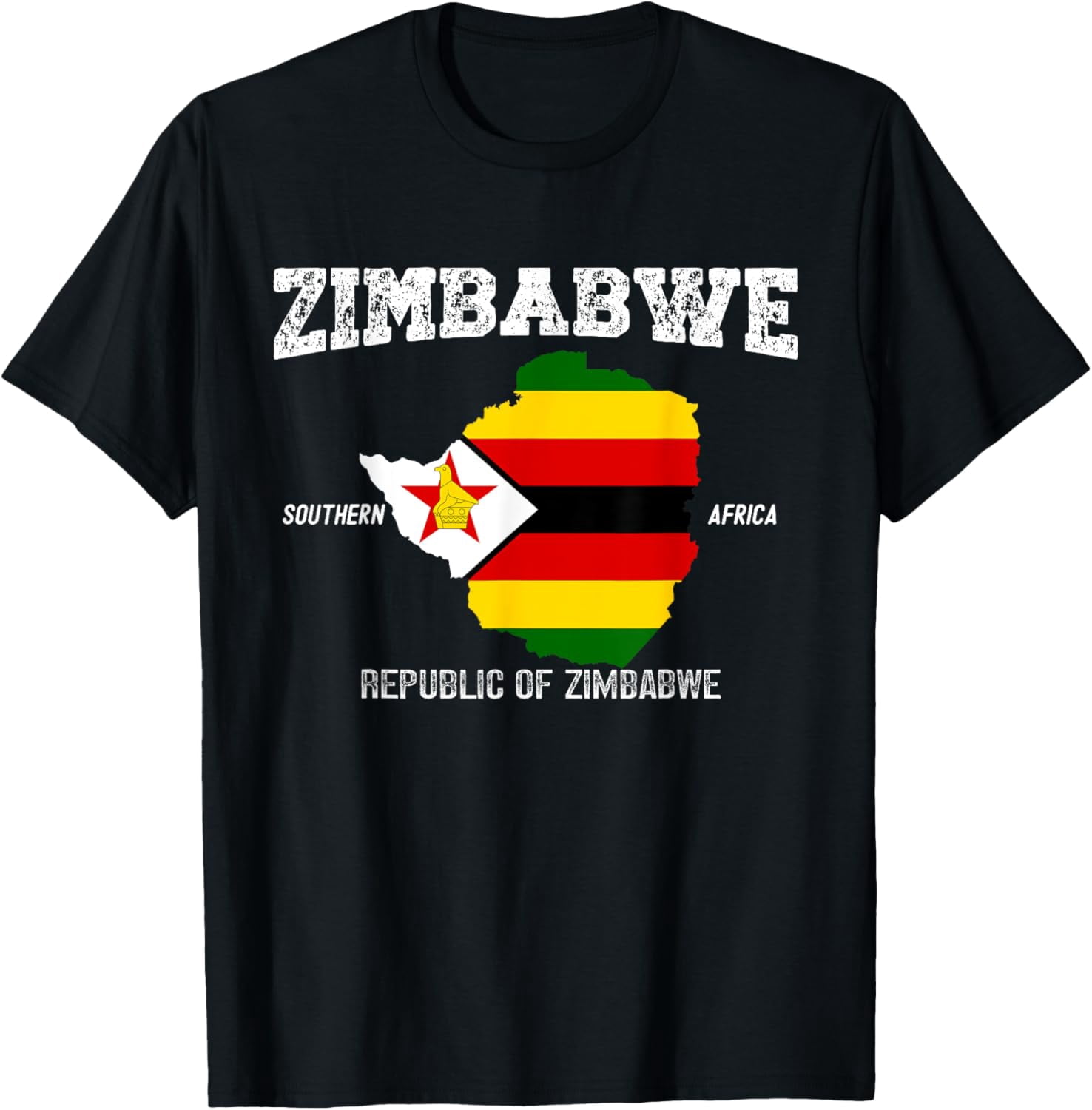 Zimbabwean Flag, Zimbabwe Map, Location of Zimbabwe T-Shirt - Walmart.com