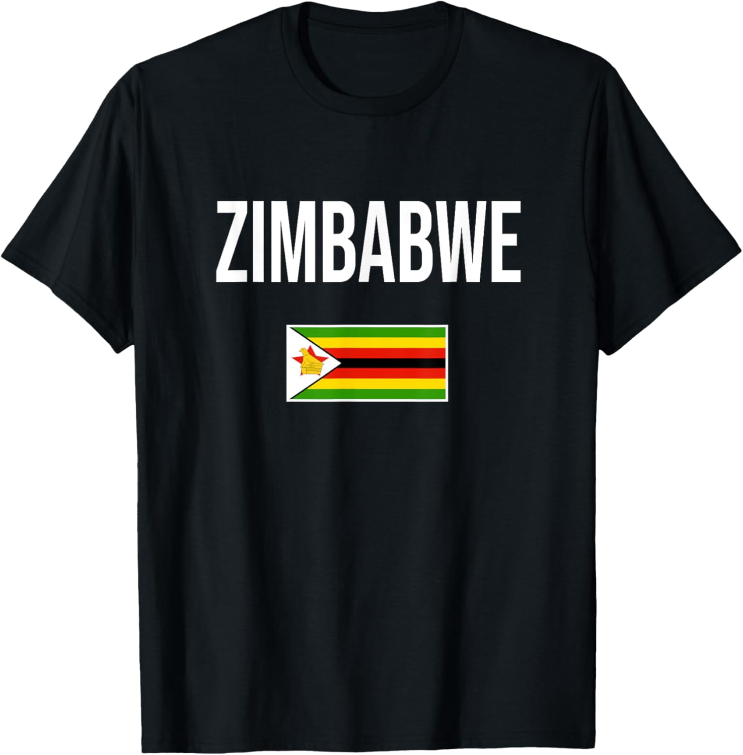 Zimbabwean Home Pride Classic Zimbabwe Country Flag T-Shirt - Walmart.com