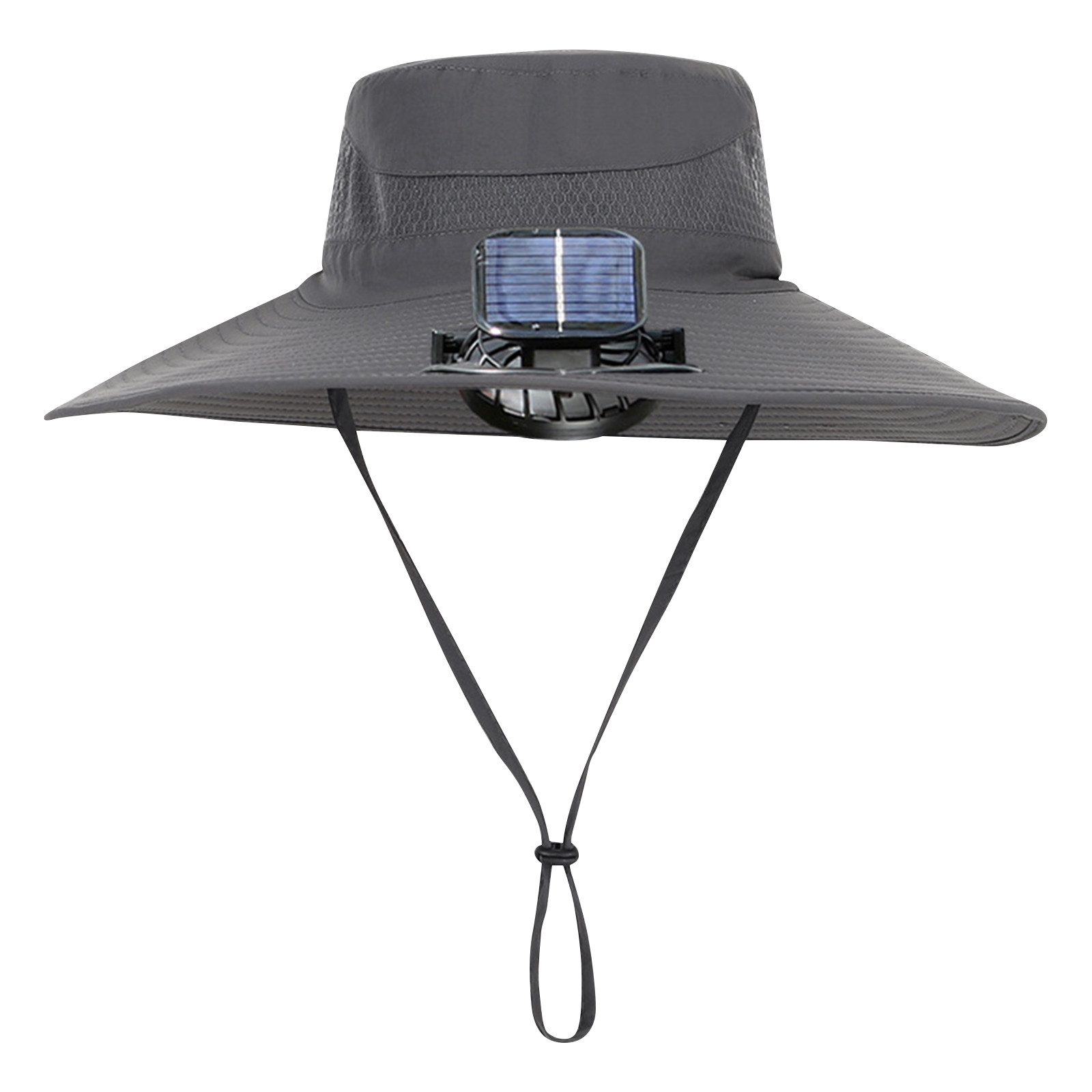 Zimjoy Hat with Fans Solar Power, Outdoor Wide Brim Sun Hat with 1 ...