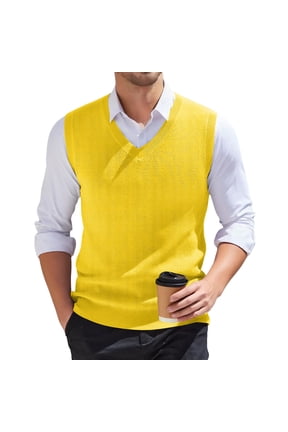 Mens Sweater Vests Ivory Sweaters