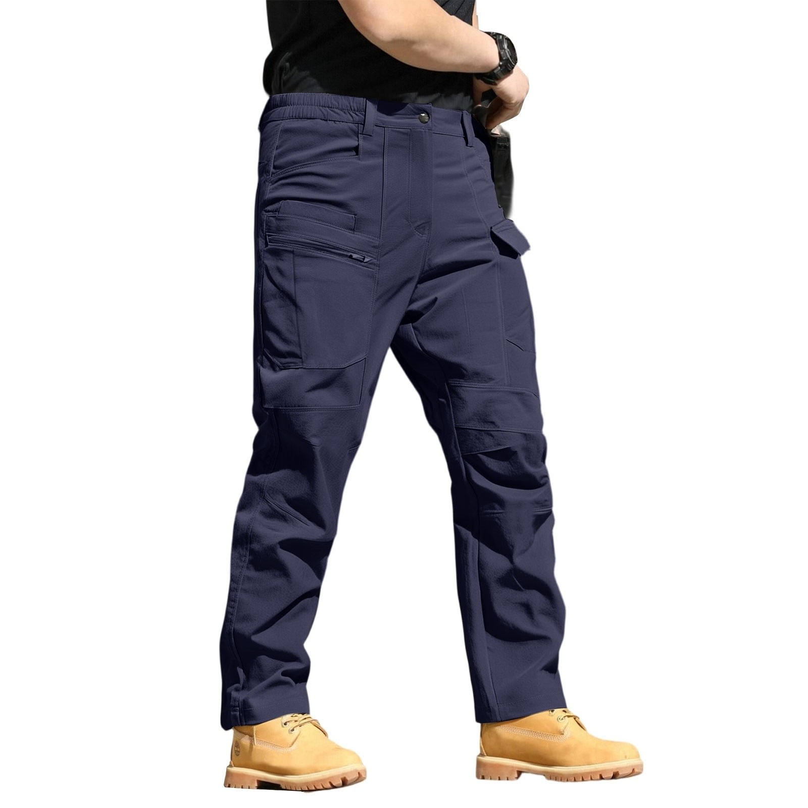 Zimjoy Mens Work Pants Quick Dry Tear Resistant Tactica_l Pants ...
