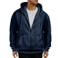 Hanes Men's EcoSmart Fleece Full Zip Hoodie, Cotton Blend, Sizes up to ...