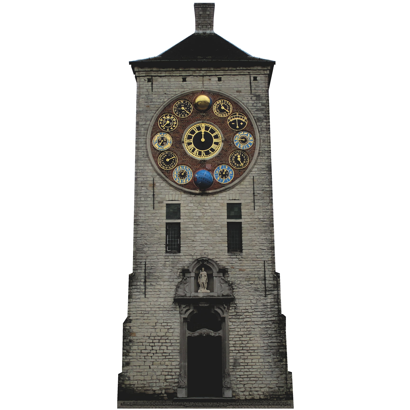 Zimmer Clock Tower Cardboard Cutout Standee Standup - Walmart.com