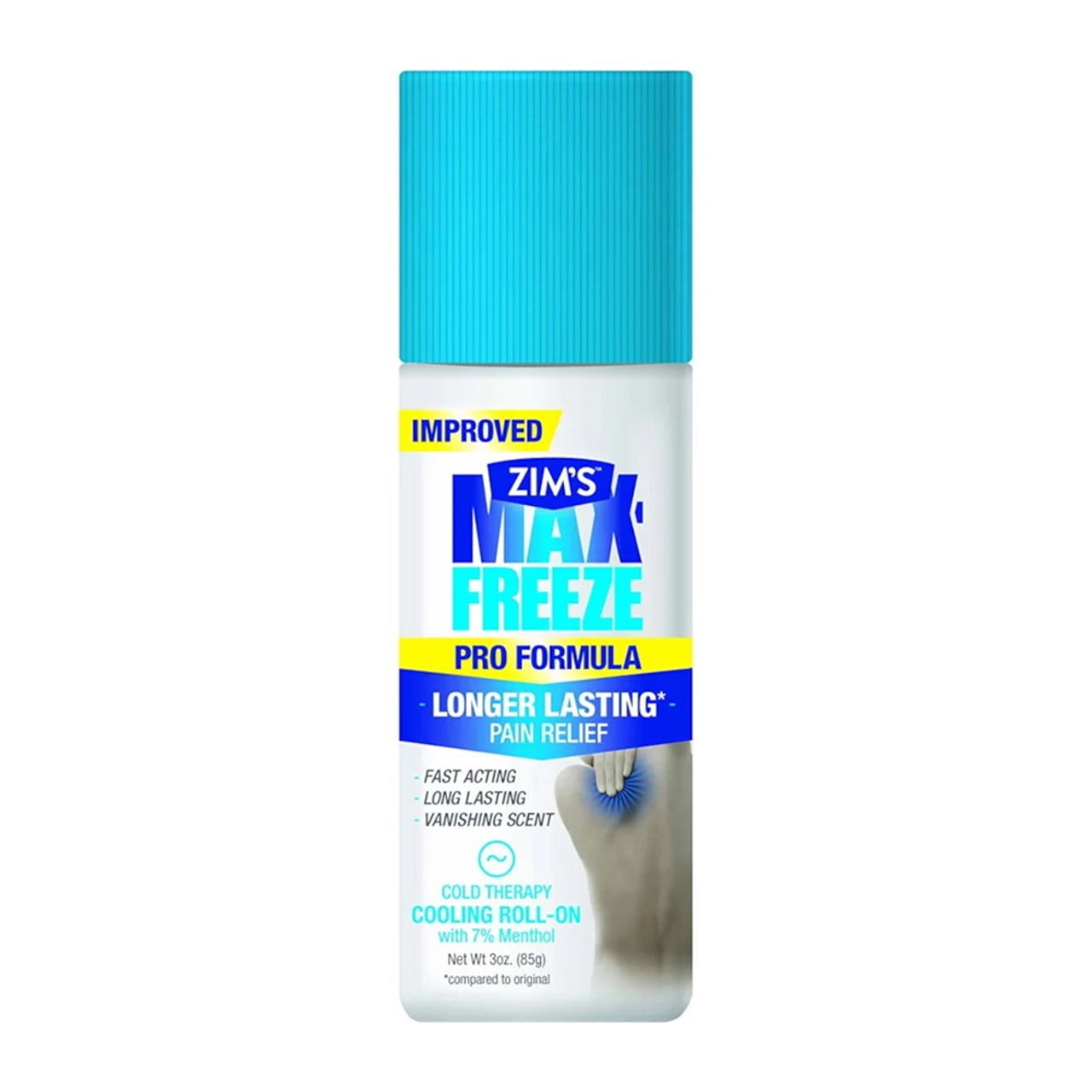 Zims Max Freeze Pro Formula Longer Lasting Pain Relief Cooling Roll On, 3 Oz - Walmart.com