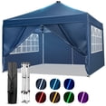 Zimtown 10' x 10' Folding Tent Gazebo Wedding Party Canopy Pop Up ...